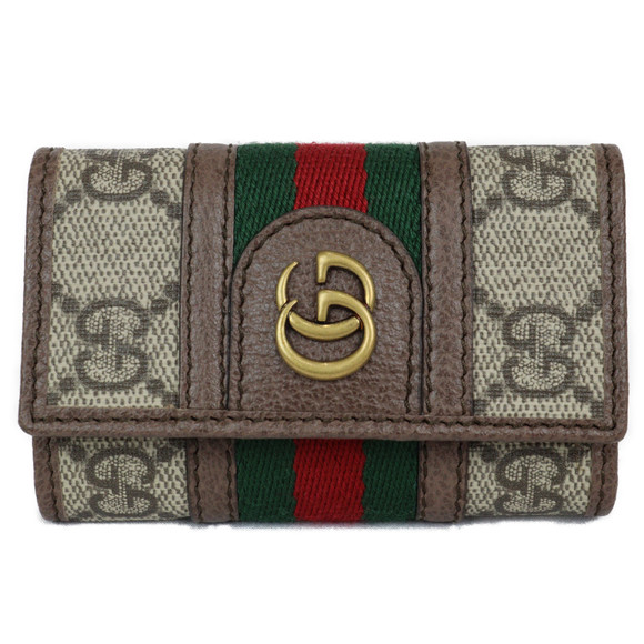 Gucci | Bags | Gucci Ophidia Gg Key Case Brown | Poshmark